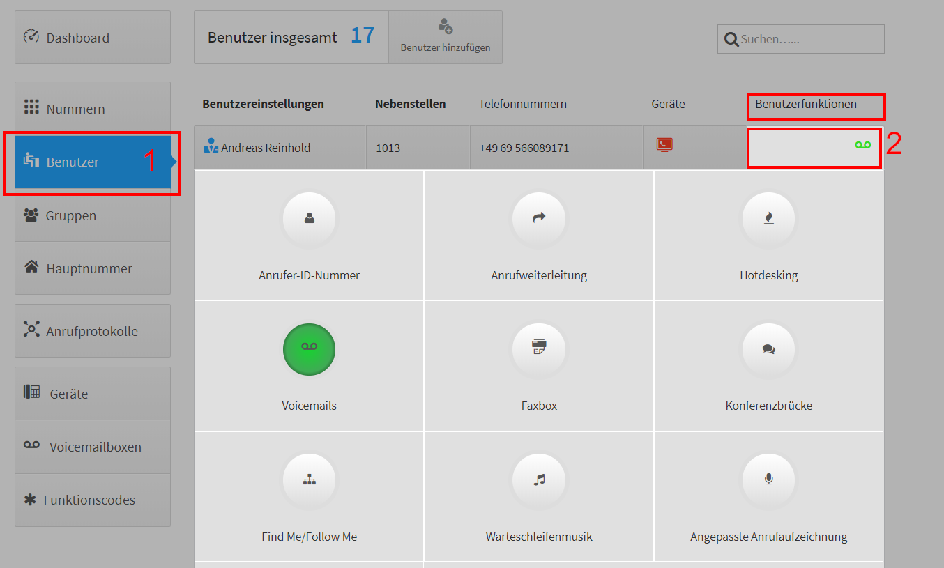 Wie konfiguriert man die Faxbox?